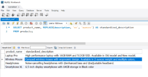 SQL REPLACE() String Function - Syntax, Examples [4]