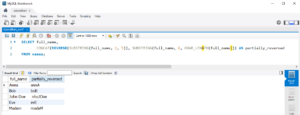 SQL REVERSE() String Function - Syntax, Examples [4]