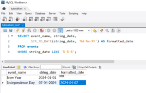 How to Convert Strings to Dates in MySQL