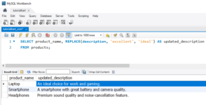 How to Replace Text in a String in MySQL? [4] Examples