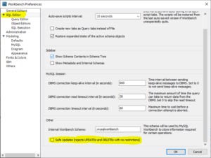 [Sovled] MySQL Error Code: 1175. You are using safe update mode