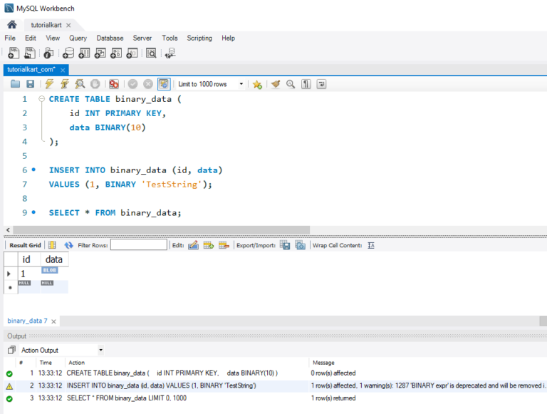 How to Convert Strings to Binary in MySQL? Examples []