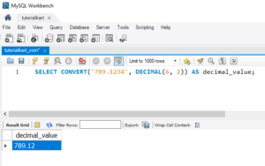 How to Convert Strings to Decimals in MySQL? Examples []