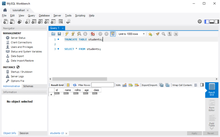 Mysql Delete Rows In Table Step By Step Examples