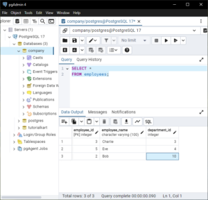 PostgreSQL - Foreign Key Constraints