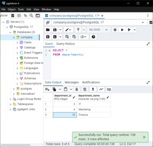 PostgreSQL - Foreign Key Constraints