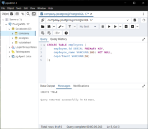 PostgreSQL - Create Table with Auto-increment ID - Examples