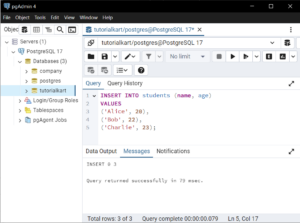 PostgreSQL - Create Table with Primary Key Autoincrement