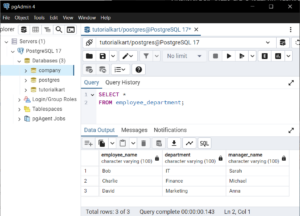 PostgreSQL - Views
