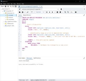 PostgreSQL - Stored Procedures