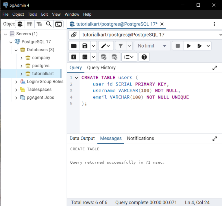 PostgreSQL - Insert Row if Not Exists in Table