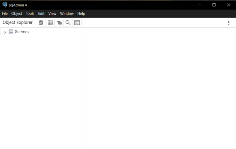 How To Create A Database In Pgadmin 4