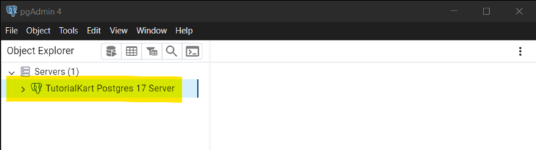 How to Connect to a Database Server in pgAdmin 4