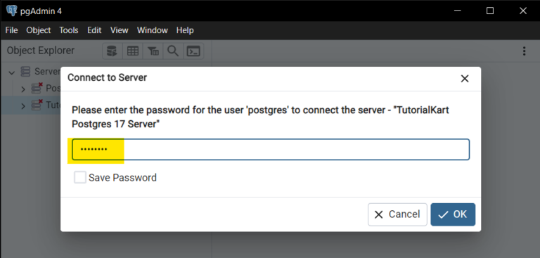 How to Back Up a Database in pgAdmin 4