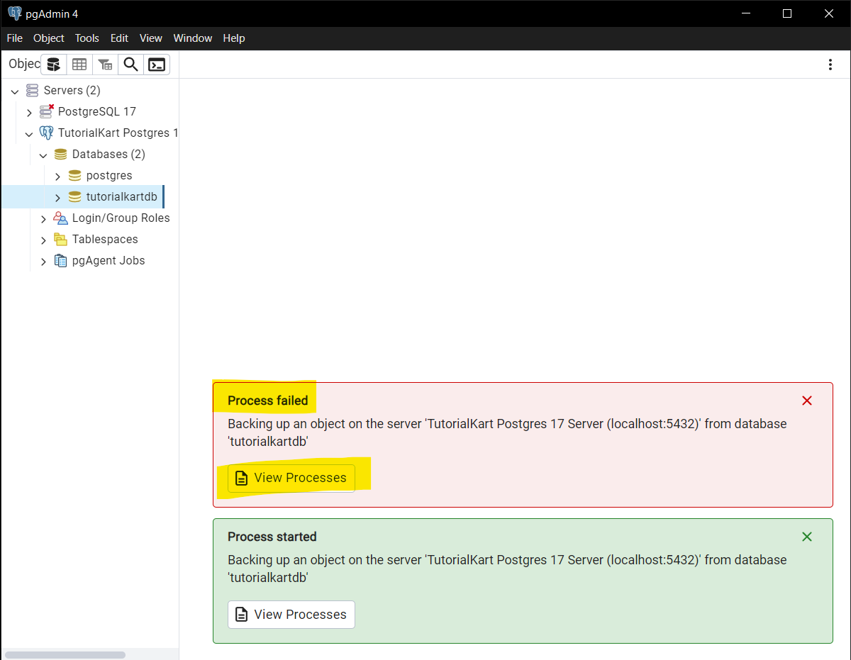How to Back Up a Database in pgAdmin 4