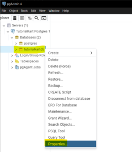How to Set Database Connection Limits in pgAdmin 4