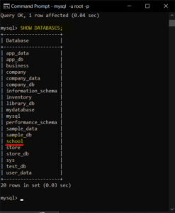 How to create a Database in MySQL? CLI, Workbench