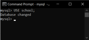 How to Select a DATABASE in MySQL? Command and Steps