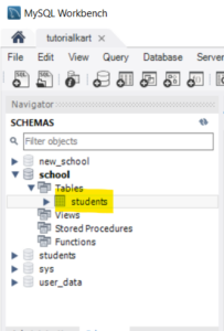 How to CREATE TABLE in MySQL Database