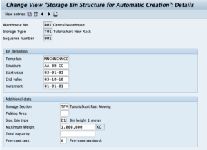 Defining Storage bin in WM (Warehouse Management)?