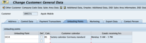 Define Goods Receiving Hours in SAP