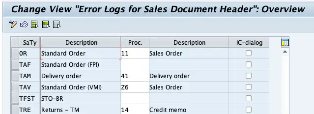 Configuring Log of Incomplete Items in SAP