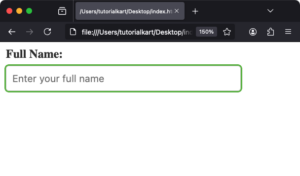 HTML label Tag