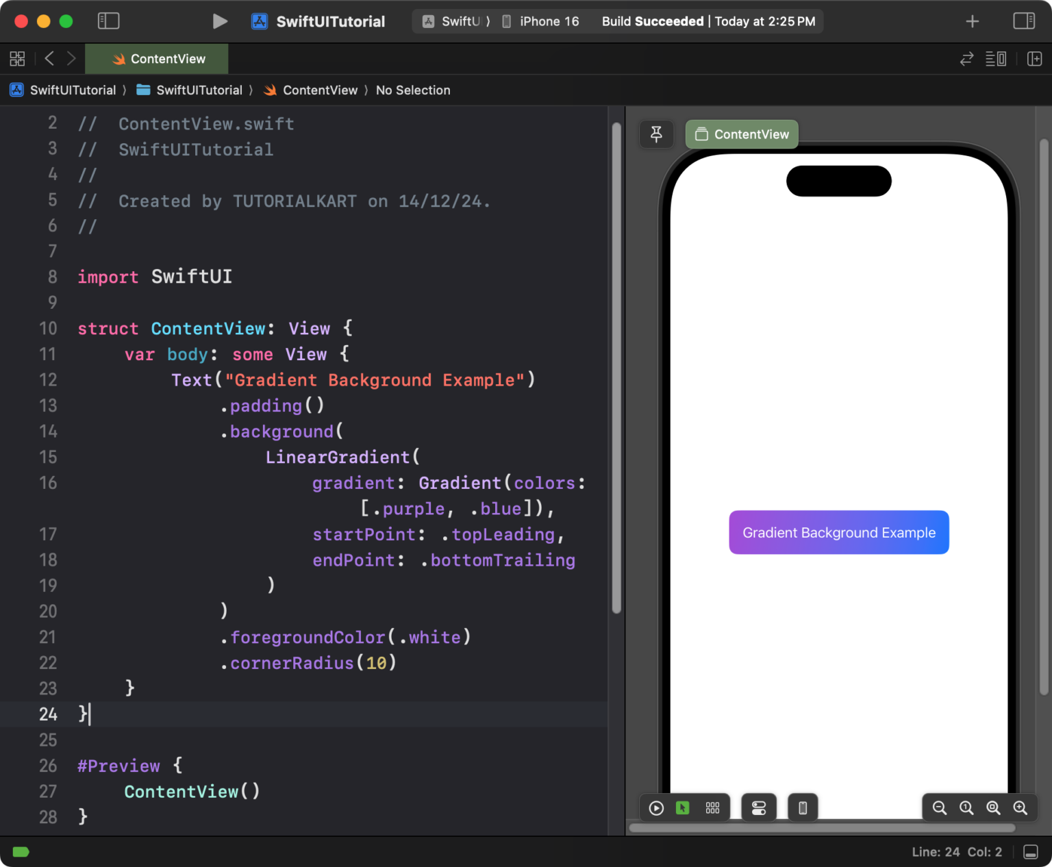 SwiftUI - Text Background - Examples [3]