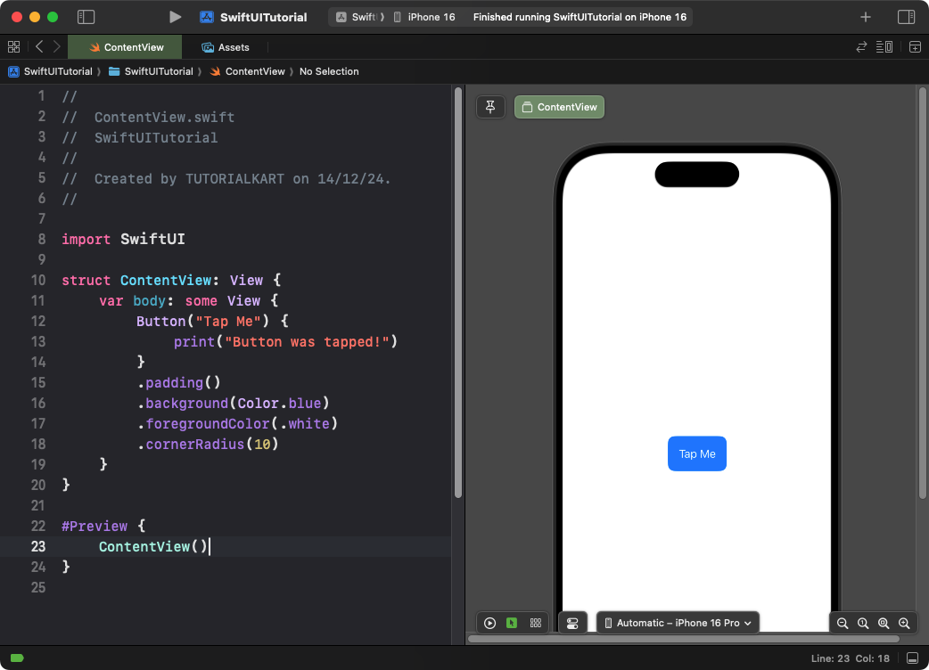 SwiftUI - Button - Syntax and Basic Examples [2]