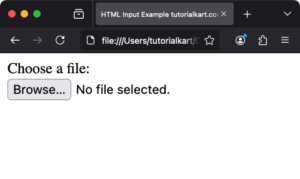 HTML Input File