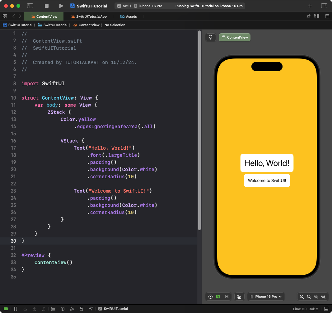 Swiftui Zstack Syntax And Examples 3