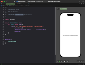 SwiftUI - Text Size - Examples [3]