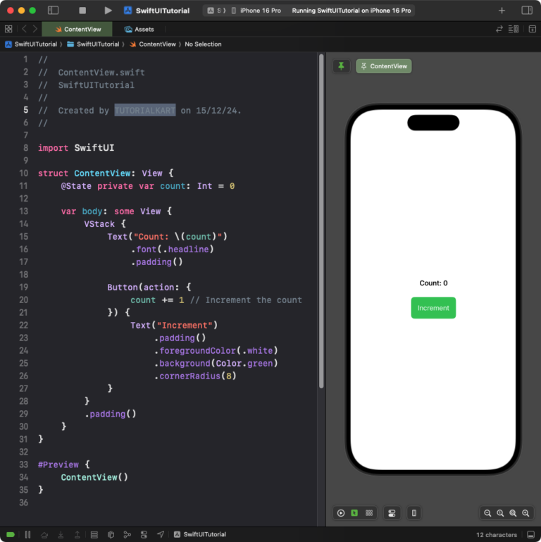 SwiftUI - Button Actions - Examples [3]
