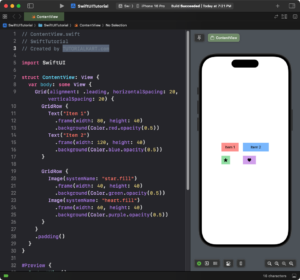 SwiftUI Grid - Syntax and Examples [4]