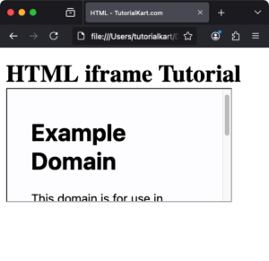 HTML Iframes
