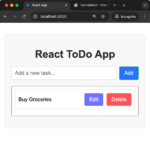 React ToDo App - Complete Code with Explanation