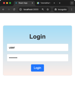 React Login Page Design - Complete Code