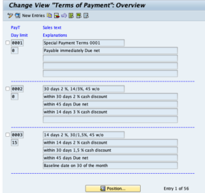 Cash Discount in SAP