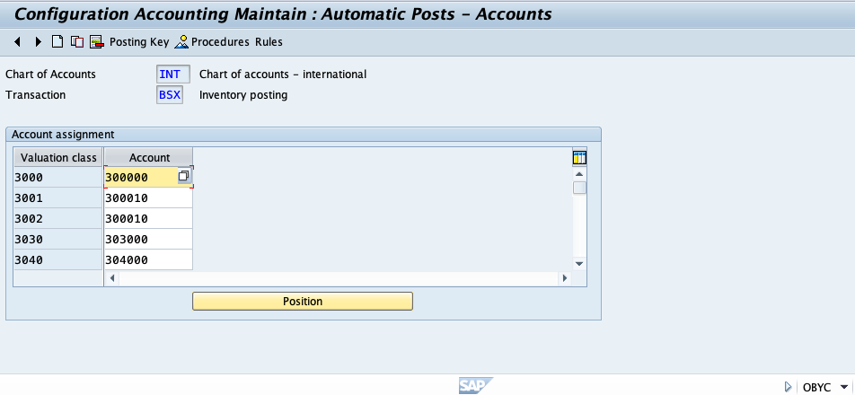 Account Determination in SAP