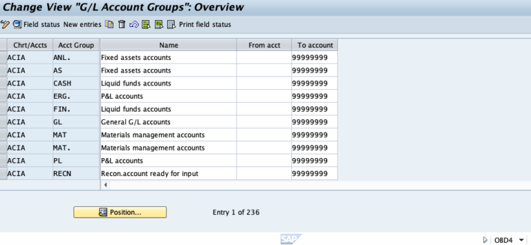 Understanding Account Group in SAP Financial Accounting