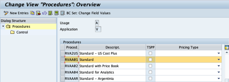 Calculation Type in SAP