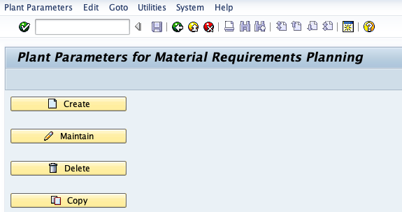 Gross Requirements Planning in SAP