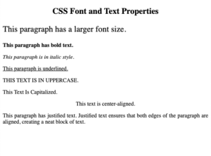 5. CSS with Color, Background, Font, Text and CSS Box Model