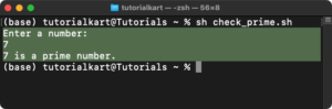 Check Prime Number - Bash