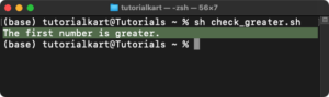 Bash -gt Operator (Greater Than)