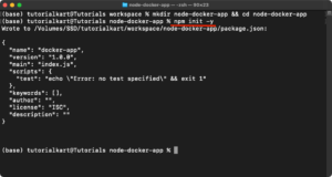 Docker with Node.js - Easy Example App with Detailed Steps