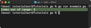 [Solved] Go - panic: runtime error: index out of range with Go Slices