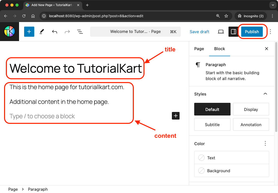 How To Set A Static Page As Homepage In Wordpress With Steps