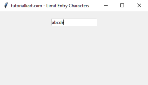 How to Limit Characters in Entry Widget in Tkinter Python