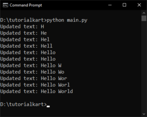 How to Setup Change Event for Entry Widget in Tkinter Python